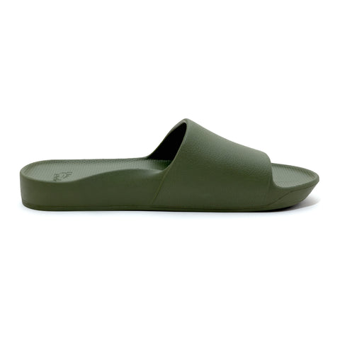 Arch Support Slides - Classic - Olive – Archies Footwear Pty Ltd. | Canada