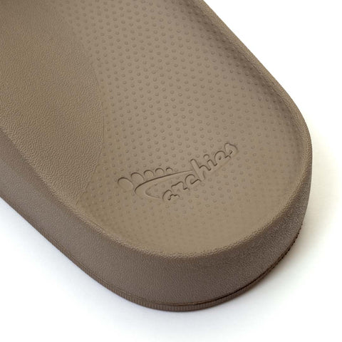 Arch Support Slides - Classic - Taupe – Archies Footwear | CA